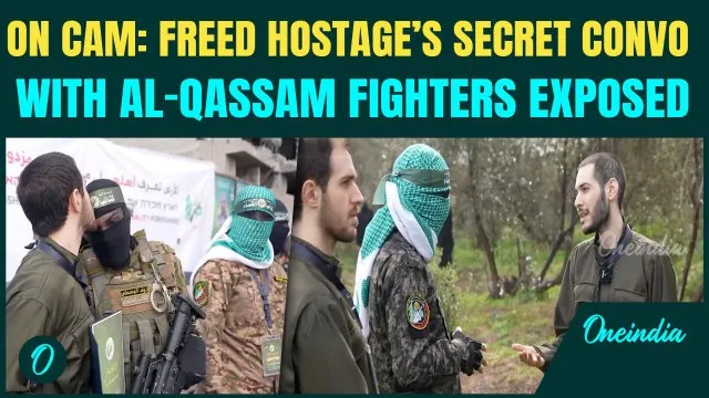 Freed Israeli Hostage’s SECRET CONVO With Al-Qassam Fighters REVEALED ...