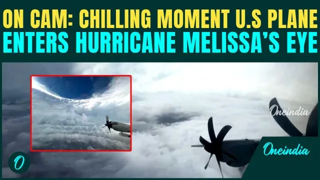 Hurricane Mellisa MOST SHOCKING VIDEO: US Air Force Crew Flies Into The Eye Of Jamaica Hurricane ...