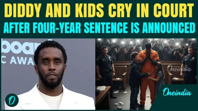 VIDEO: Sean 'Diddy' Combs BREAKS DOWN in Court After Being Sentenced to More Than 4 Years in ...