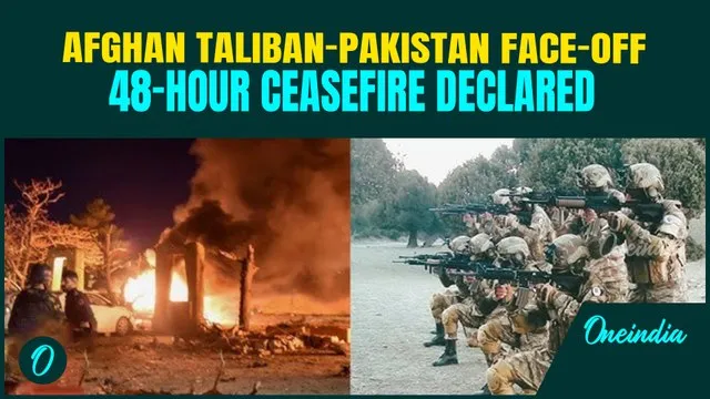 Afghan Taliban Vs Pakistan WAR Breaking: 48-Hour Ceasefire DECLARED ...