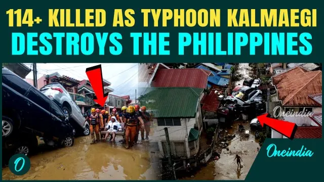 Typhoon Kalmaegi Philippines BREAKING: 114+ DEAD as MONSTER Typhoon ...