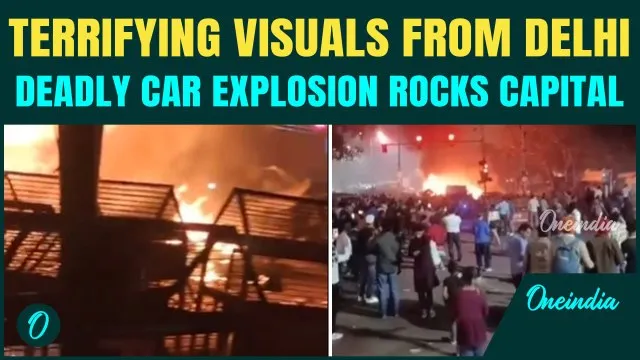 Delhi Blast MOST SHOCKING VIDEOS: 1 Dead as Deadly Car Explosion ROCKS Delhi| VISUALS From the ...