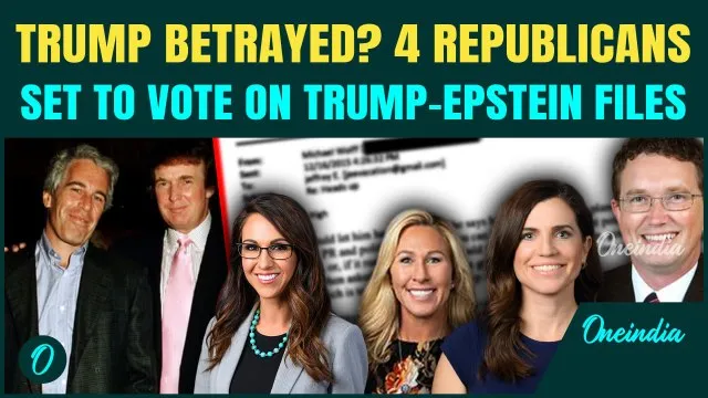 Epstein Files EXPLOSION: 4 Republicans TURN ON Trump; GOP Rebels SHOCK ...
