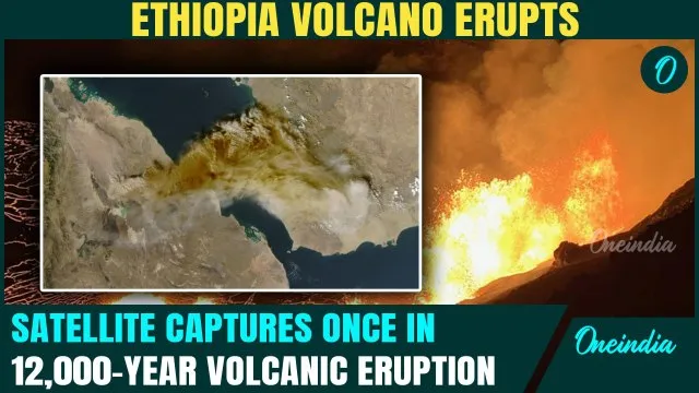 Ethiopia’s Hayli Gubbi Volcano ERUPTS: SHOCKING Moment Volcano Awakes After 12000 Years Captured ...