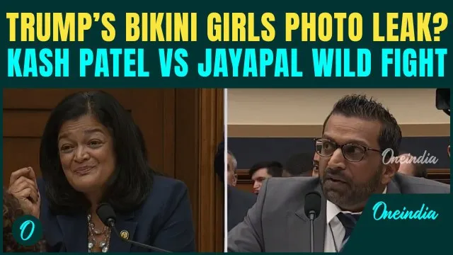 Kash Patel GRILLED Over Trump’s Epstein Secrets | Kash Patel Vs Jayapal EXPLODES Over Epstein ...