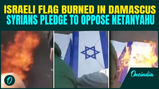 VIDEO: Angry Syrians Burn Israeli Flags After 13 Killed in Overnight ...
