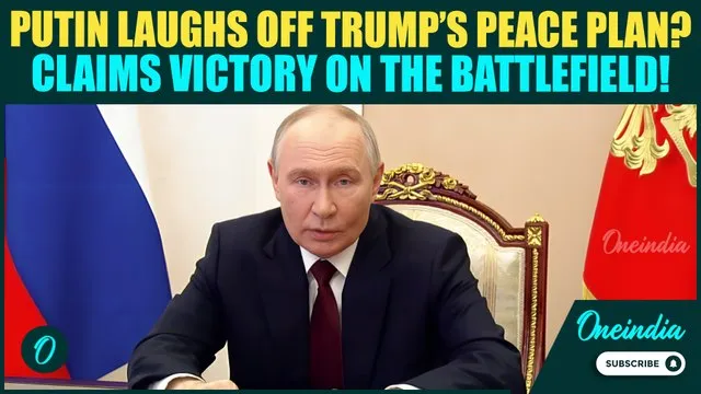 Putin’s SHOCKING 1st REACTION to Trump’s 28-Point Peace Plan - MOCKS ...