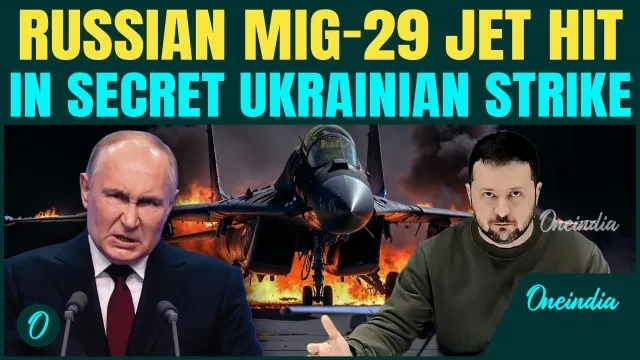 Russian MiG-29 DESTROYED in Ukraine’s Drone Strike | Moscow Scrambles ...