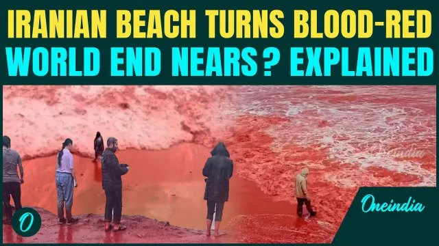DISTURBING VIDEO: ‘Blood Rain’ Turns Iran’s Hormuz Beach Into a Scary ...