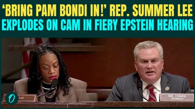 Pam Bondi HIDING Trump’s Naked-Girl Secrets? Summer Lee CLASHES With ...