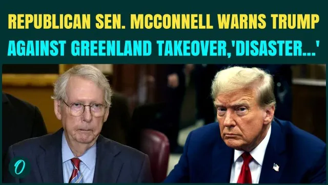 Sen. McConnell WARNS Trump Against Greenland Takeover | ‘Plan Is ...