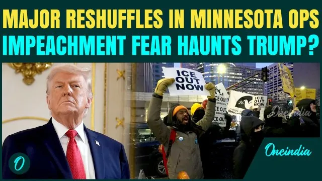 Trump To be IMPEACHED? U.S President RESHUFFLES Minnesota Operation ...