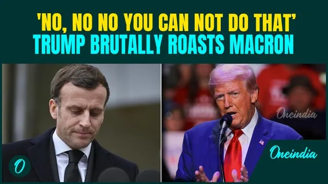 VIDEO: Trump TEARS into Macron, Europe Over Imposing Tariffs; Asserts ...