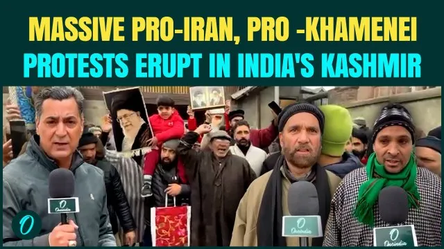 MASSIVE Pro-Khamenei Protests in India| Thousands of Kashmiris Take to ...