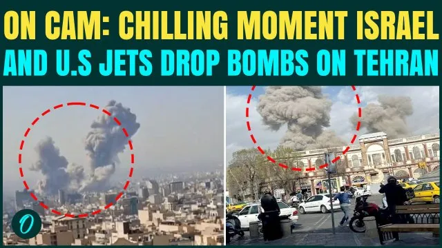U.S-Israel ATTACK Iran: CHILLING Moment Tehran Bombed | Explosions ...