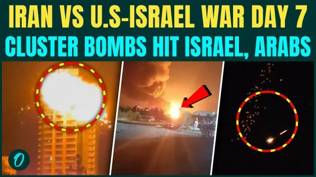 IRAN VS U.S-ISRAEL WAR DAY 7: Cluster Bombs Rain On Tel Aviv | IRGC ...