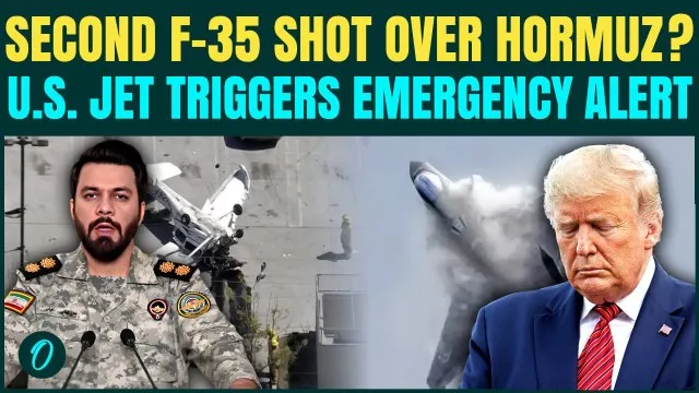 Iran SHOT DOWN Second U.S. F-35 Near Hormuz? F-35 Sends Emergency Code ...