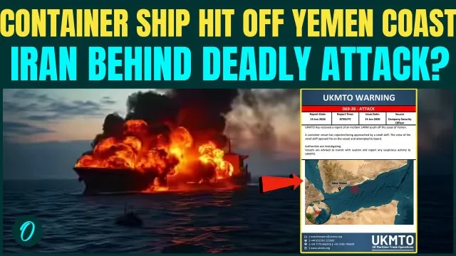 Iran BOMBS Cargo Ship Near Aden Just HOURS After Trump’s Ceasefire Call ...