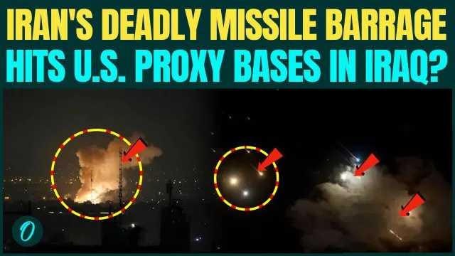 Iran BOMBS U.S.-Proxy Bases In Iraq? Massive EXPLOSIONS Rock Erbil ...