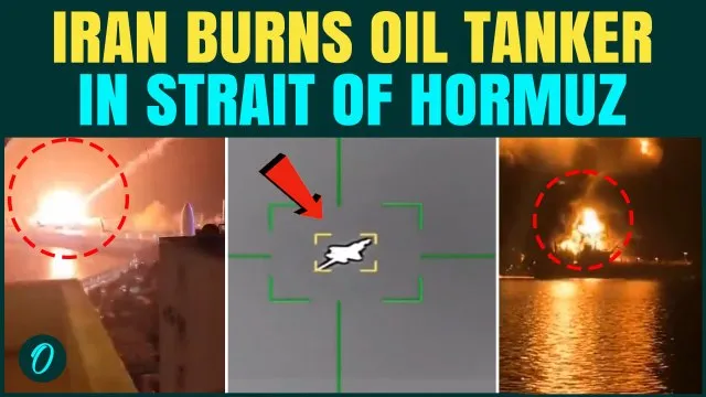Iran STRIKES Oil Tanker Near Oman Challenging U.S Navy, Crew ABANDONS ...