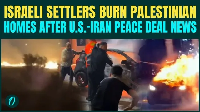 Chilling Videos Show 'ZIONIST' Settlers BURN Palestinian Homes ...